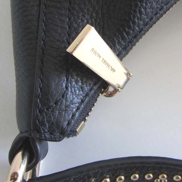 Michael Kors | Bags | New Michael Kors Lydia Gold Studded Strap Hobo ...